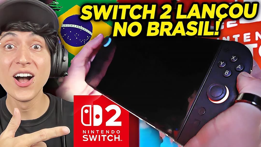 LANÇAMENTO: Switch 2 liberado no Brasil! Saiba onde comprar pelo menor ...
